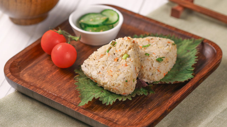 ネギと鮭の焼きおにぎり ｜ COSORI TurboBlaze™ 6.0L ノンフライヤー コンボ レシピ